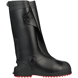 TINGLEY - 45851.XL Tingley-45851 Workbrutes G2 - PVC Overshoe - 17" Ht. - Black Upper - Red Sole - Cleated Outsole