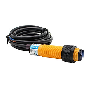Fielect Photoelectric Sensors Diffuse Reflection Photoelectric Sensor Switch 300MA Detection Distance 30cm 3 Wires E3F-DS30C4 1pcs