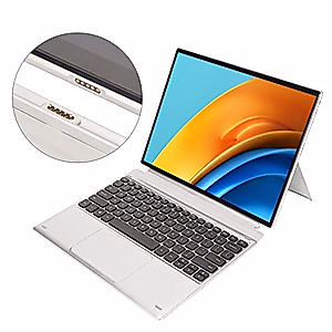 Zunate Laptop for Windows 11, 2 in 1 12.3in Touch Screen 2880x1920 IPS Display,with Magnetic Keyboard, for Intel J4125 2.00GHz, LPDDR4 12GB and 256GB SSD, Ultra Slim,Webcam,WiFi,BT