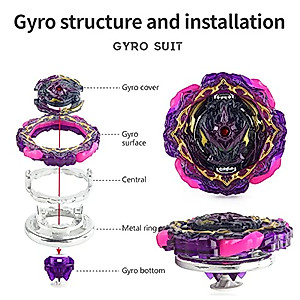 Battling Tops Burst B-206 Gyro Toys for Kids with Launcher (B-206)