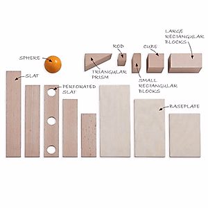 HABA Clever Up! Building Wooden Block System 4.0 for Ages 12 Months to 8 Years