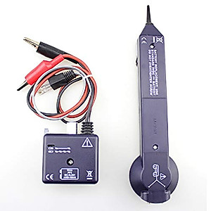 Yankok [200EP Tone Probe w/ 77HP Generator Kit] Inductive Amplifier Wire Cable Tracer to Locate Single Conductors and Cables Integrated LED Flashlight (Includes Headset Jack and User Manual)