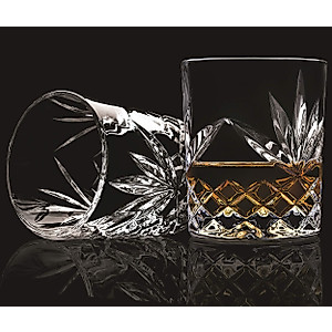 Godinger Whiskey Glasses, Old Fashioned Whiskey Glass, Drinking Glasses for Scotch, Cocktails, Water, Juice - Set of 8