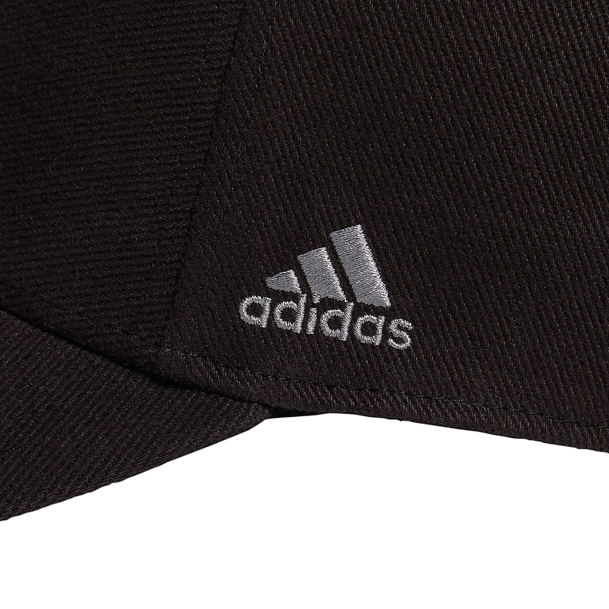 adidas Women's Structured Adjustable Fit Hat, Black/Grey/White, One Size