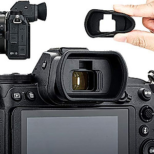Soft Silicon Camera EVF Viewfinder Eyecup Eyepiece Eyeshade for Nikon Z5 Z6 Z7 Z6II Z7II Replaces Nikon DK-29 Eye Cup Protector (Does Not Fit Z9!)