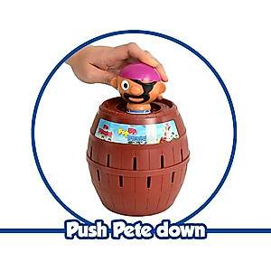 TOMY Pop Up Pirate Board Game - Swashbuckling Kids Games for Family Game Night - Kids Activities and Pirate Accessories - Family Board Games for Kids Ages 4 and Up