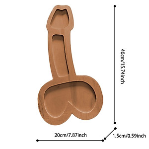 Aperitif Board, Creative Solid Wood Cheese Board and Charcuterie Boards, Restaurant Food Tray for Party, Gathering, 1Piece