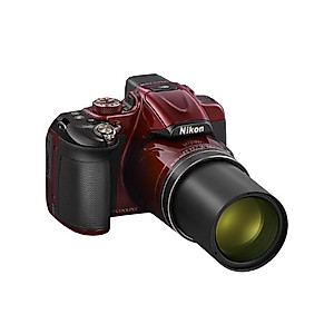 Nikon COOLPIX P600 16.1 MP Wi-Fi CMOS Digital Camera with 60x Zoom NIKKOR Lens and Full HD 1080p Video (Red) (Discontinued by Manufacturer)