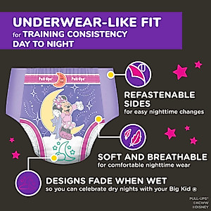 Pull-Ups Girls Training Pants Day and Night Bundle: Pull-Ups Girls' Training Pants, Size 3T-4T, 112ct (4 packs of 28) & Pull-Ups Girls' Nighttime Training Pants, Size 3T-4T, 60 Ct (Packaging May Vary)