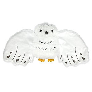 KIDS PREFERRED Harry Potter 9 Inch Tall 26 Inch Wingspan Hedwig Baby Lovey Security Blanket Snuggler Toy Snowy Owl Stuffed Animal for Newborn Infants and Babies