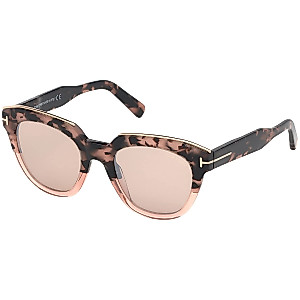 Tom Ford HALEY FT 0686 Pink Havana/Brown 51/21/140 women Sunglasses