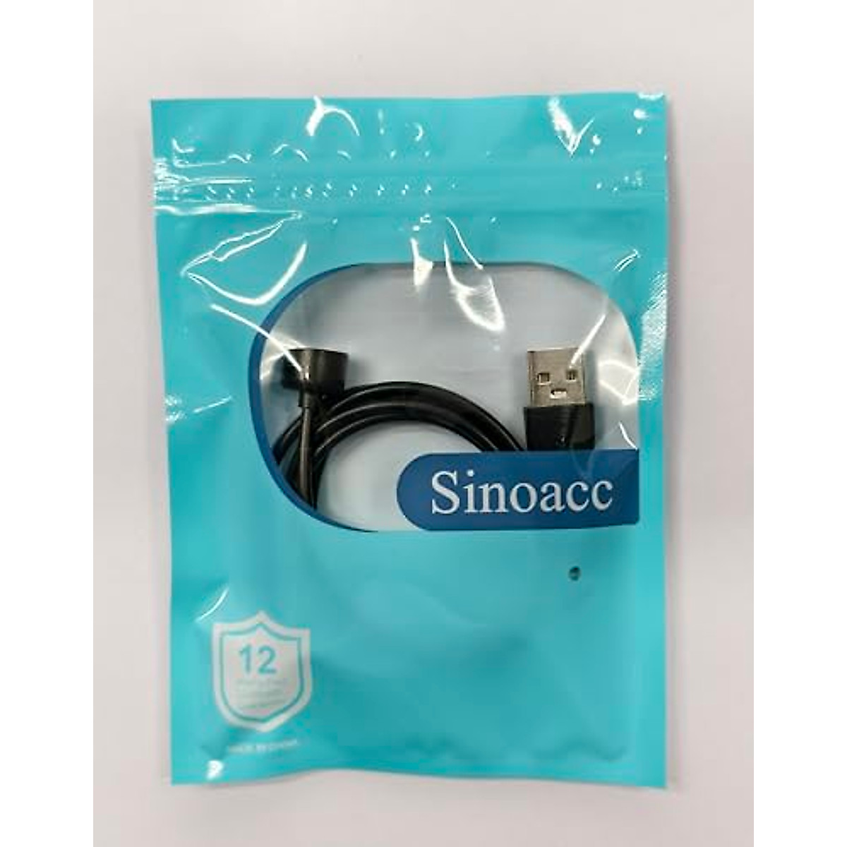 Sinoacc Charger for Xiaomi Mi Band 7/6/5, Amazfit Band 5 Replacement USB Magnetic Charging Cable Cord Accessories for Mi Band 7/6/5, Amazfit Band 5 Fitness Tracker（not for Magic Band）