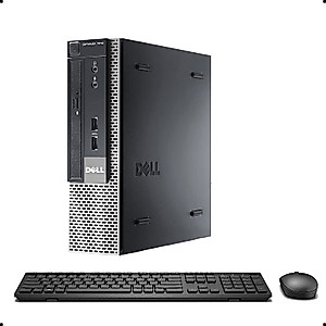 Dell OptiPlex 7010 Ultra Small Space Saving PC Desktop Computer, Intel i5, 8GB RAM 500GB HDD, Windows 10 Pro, 24 LCD Monitor, New 16GB Flash Drive, Keyboard & Mouse, DVD, WiFi (Renewed)