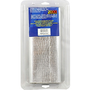 Thermo-Tec 13575 Adhesive Backed Aluminized Heat Barrier, 12" x 24"
