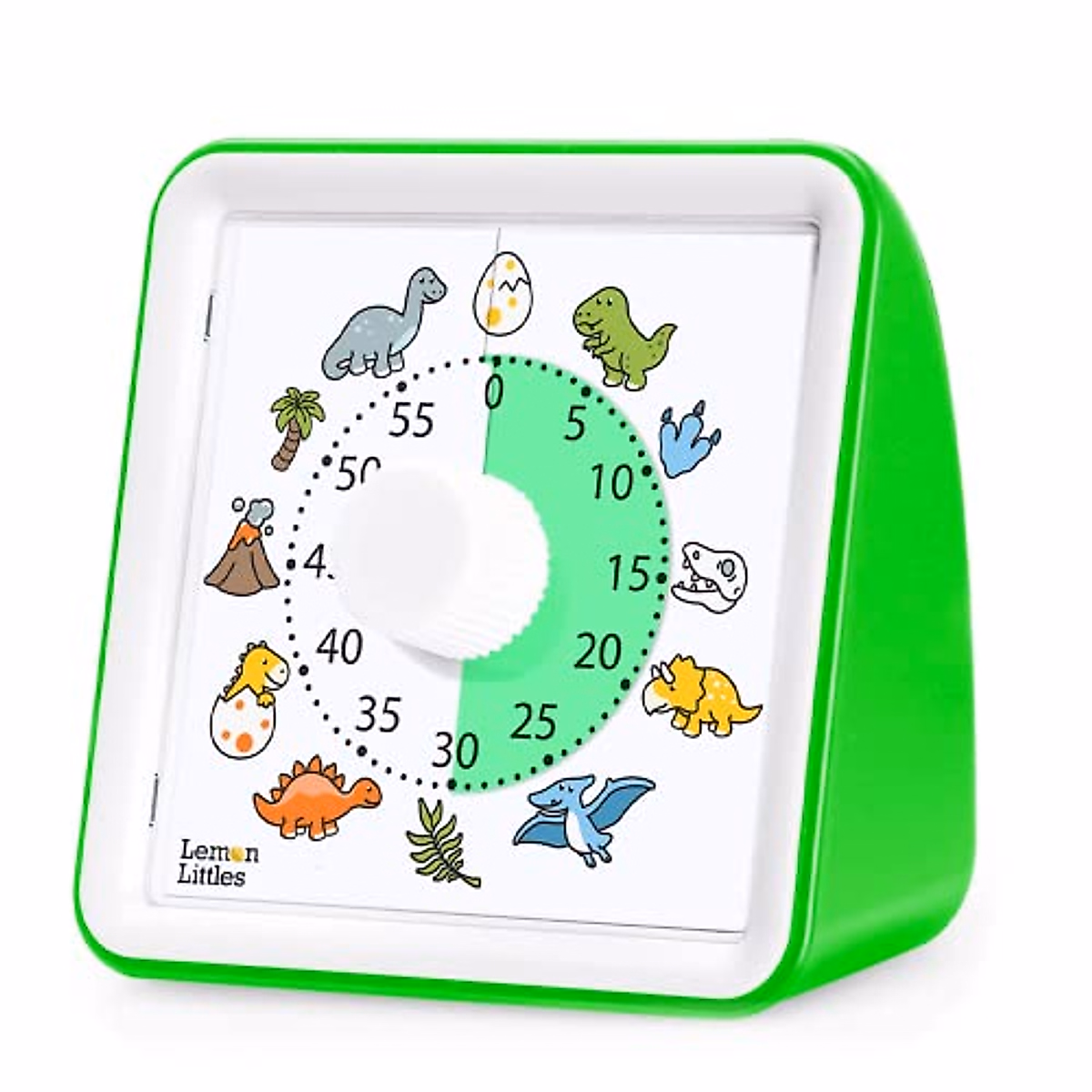 Visual Timer for Kids, Toddler, Autism, ADHD & Preschool Classroom - Animal Silent Countdown Timers - 60 Minute Productivity & Time Management Clock (Dinosaur)