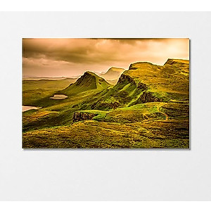Mount Queering at Sunset UK Canvas Print 5 Panels / 36x24 inches