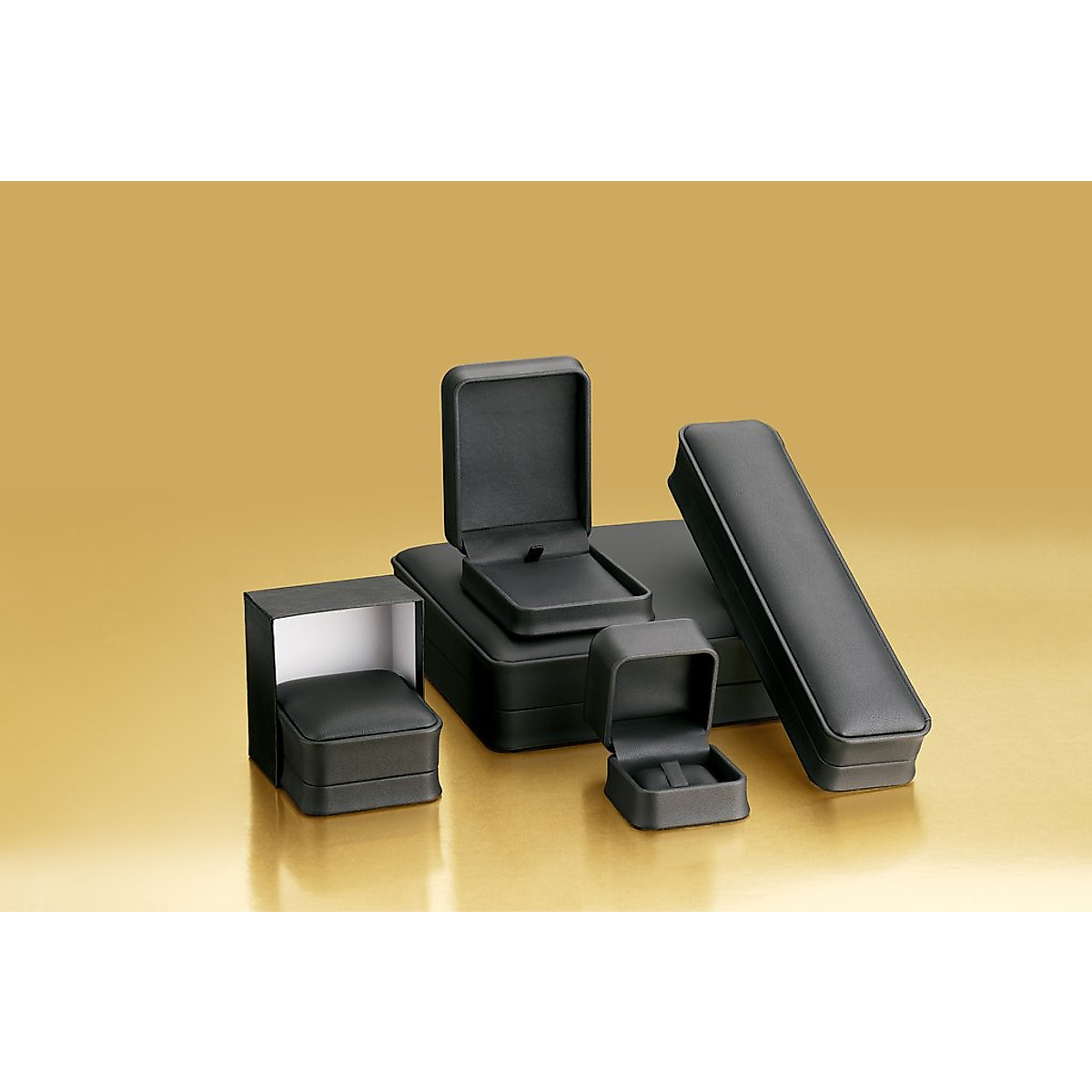 Wellingsale Ladies 14k Yellow Gold Polished 2mm Onyx Huggies Hoop Earrings (10mm Diameter)