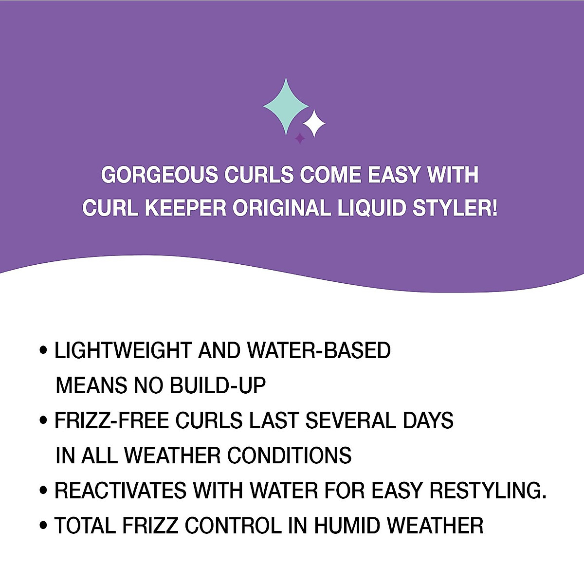 CURL KEEPER - Original Liquid Styler (8 Ounce /240 Milliliter)