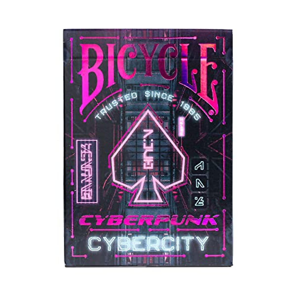 Bicycle Cyberpunk Cybercity Premium Playing Cards, 1 Deck