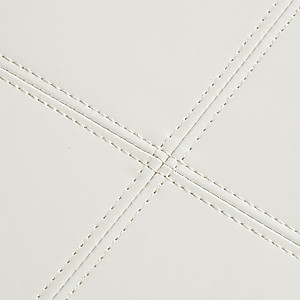 Christopher Knight Home Glouster PU Storage Ottoman, Ivory