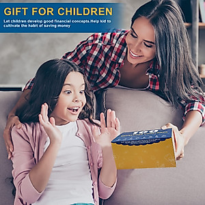 Piggy Bank for Adults,100 Envelopes Challenge Kit,QiuBigUncle Saving Money Organizer for Saving,Great Money Envelopes for Cash Gifts for Women Men Teen Boys Girls Students