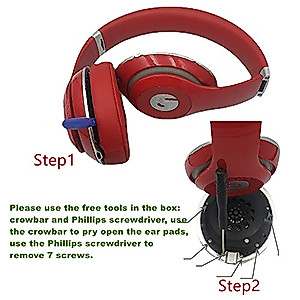 Studio 2 Charging Port Replacement for Beats studio2 Headphones, Beats Headphones Charging Port, Beats Studio 2 Headphones Micro USB Port, Studio 2.0 USB Charging Board Repair Kit