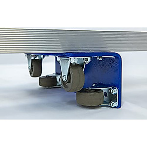 Lane Precision Products Router Sled For Wood Slab Flattening, 72" Extruded Aluminum Rails, Router Sled Plate Included, Slab Guide Jig, Router Jig, Slab Jig, Slab Flattening Mill