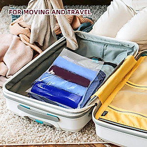 Yotelab 2 Gallon Plastic Zipper Storage Bags, 13x15 Inches Clear Reclosable Storage Bags 10Pieces