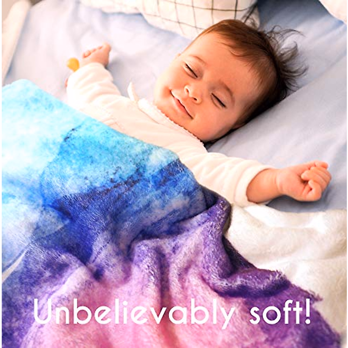 Evovee Baby Monthly Milestone Blanket Girl Butterfly Month Age Photo Photography Backdrop Newborn Girls Props Fleece Marker Headband New Moms