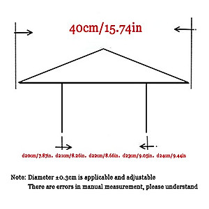 ASDQWER Chimney Rain Cap, Top Round Exhaust Cap,Stainless Steel Chimney Cowl,D(8-30Cm) Roof Cowl,Hood Top All Purpose Chimney Cowl,for Ducting Ventilation Cap,Easy Installation,d22cm/8.66in
