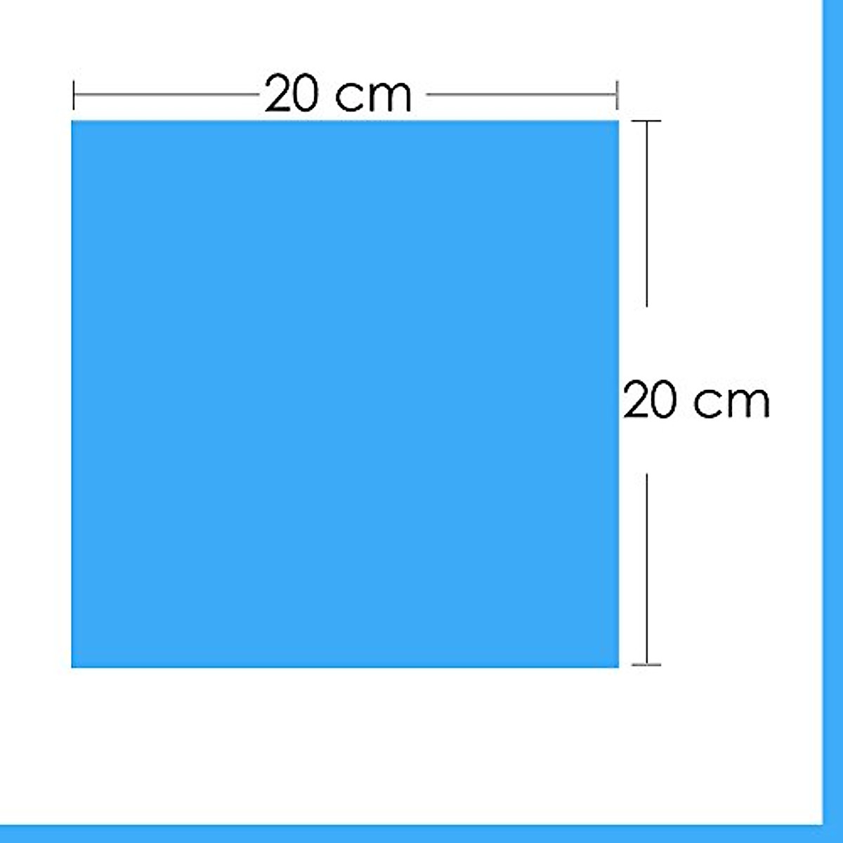 Origami Paper Large, Opret 100 Sheets 20x20cm / 8 inch Large Origami Paper 50 Vivid Colors Single Sided for Arts and Crafts Projects