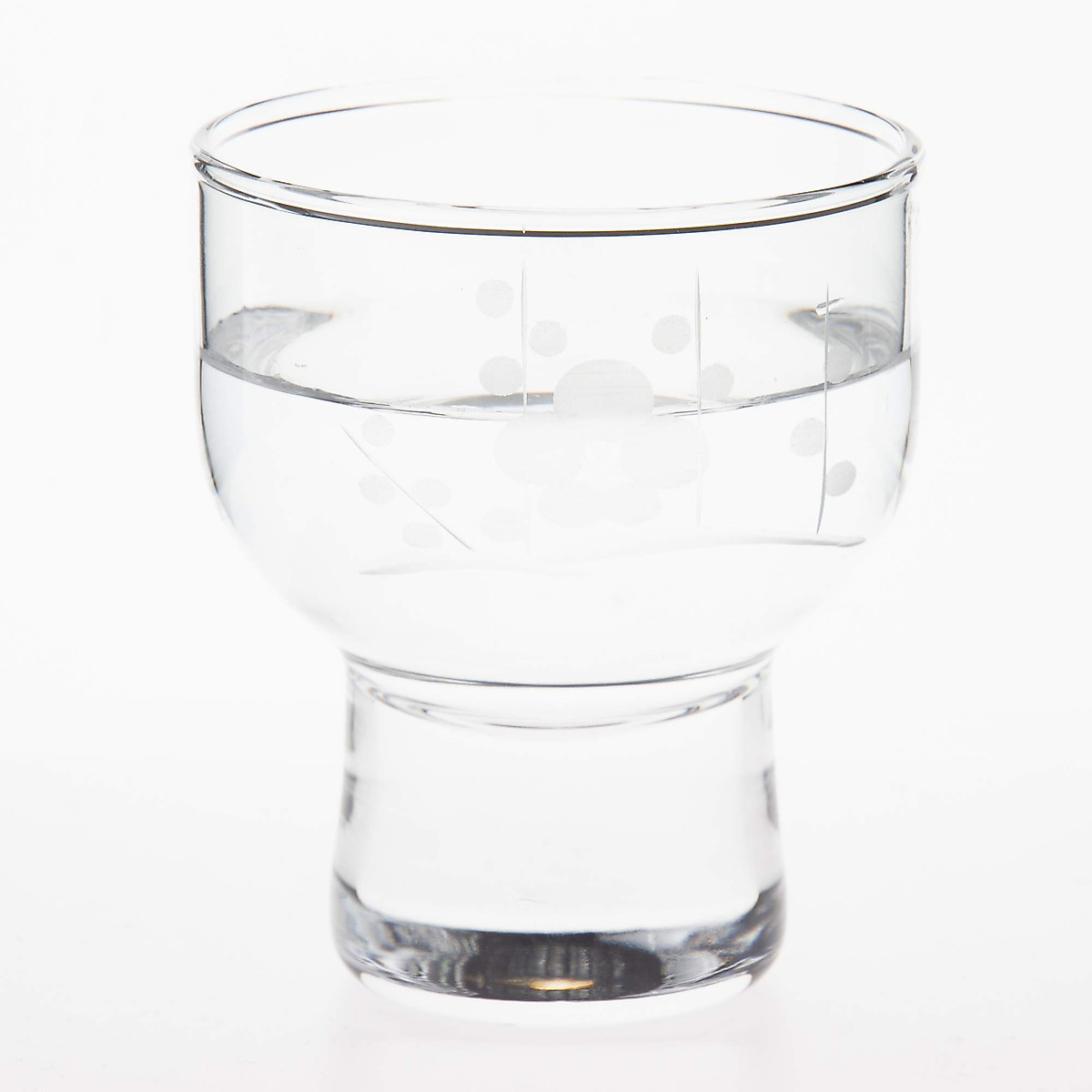 東洋佐々木ガラス Toyo Sasaki Glass 00301-76 Cold Sake Glass, 2.4 fl oz (70 ml), Kiriko Cup, Plum Kiriko Cup, Made in Japan