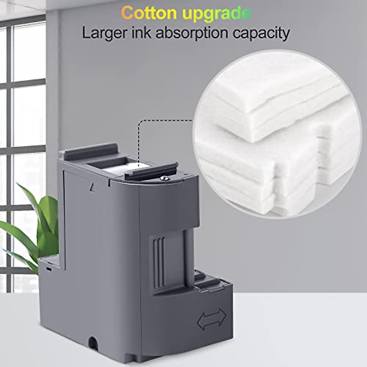 Osinkjet T04D1 T04D100 Ink Maintenance Box for WF-2860 XP5100 ET-4760 ET-3760 ET4850 ET-3750 ST-M1000 ET-3850 ET-15000 ST-C4100 ET3710 Printer(2 Packs)…