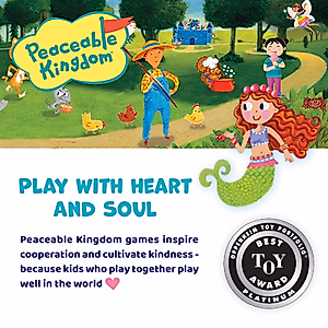 Peaceable Kingdom Mermaid Island Award Winning Cooperative Board Game for 2 to 6 Kids Ages 5+