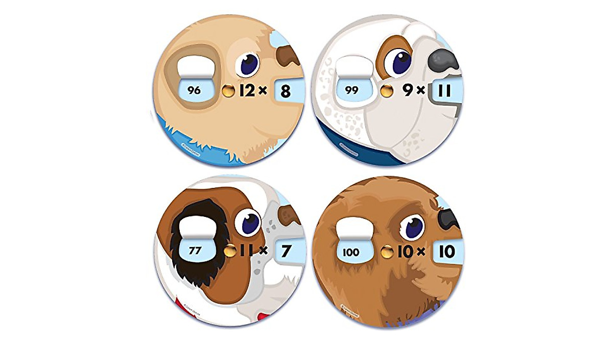 Multiplication Math Cutouts - Carson Dellosa EZ-Spin for Classroom & Home