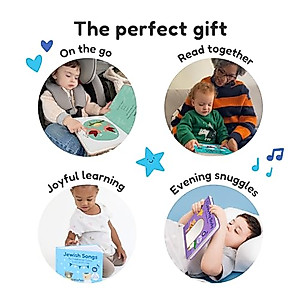 Calis Books Jewish Musical Book | Passover Books for Kids 1-3 - Jewish Holidays Book for Children with 6 Traditional Jewish Songs | Jewish Books for Toddlers | Passover Gifts for Children