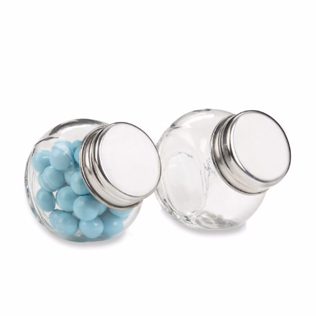 Kate Aspen Set of 12 Mini Glass Favor Jar