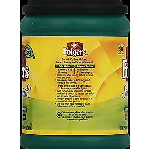 Folgers Simply Smooth Decaf Ground Coffee, Mild Roast, 11.5 Ounce (Packaging May Vary)