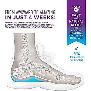 Heel That Pain Plantar Fasciitis Insoles Blue, Medium (W 6.5-10, M 5-8) & Heel That Pain Foot Massage and Mobility Ball & Heel That Pain Kinesiology Tape - 2" x 16.6yds, All-Purpose KT Tape