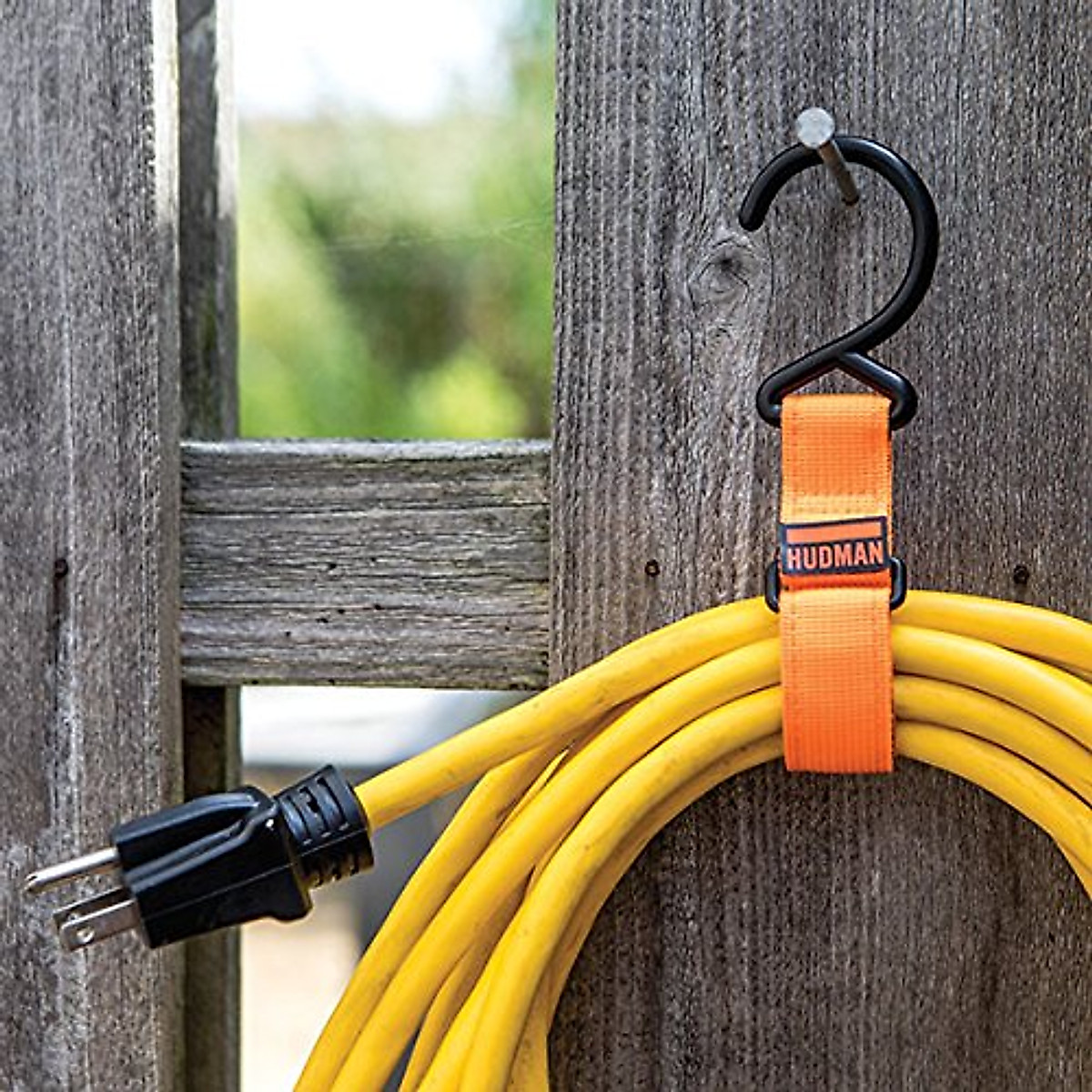 Hudman Works Strap & Hook, Bright Orange, 10"
