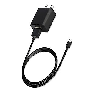 Dacheng xiaochen Micro USB Wall Charger, 5V 1A Power Supply Adapter with 1.5m Android Charger Cable, UL Certified Plug Compatible Phone Kindle and Bank, Black