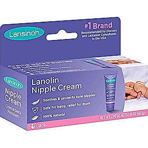 Lansinoh Breast Cream, 1.41 Ounce Tube (Pack of 3)