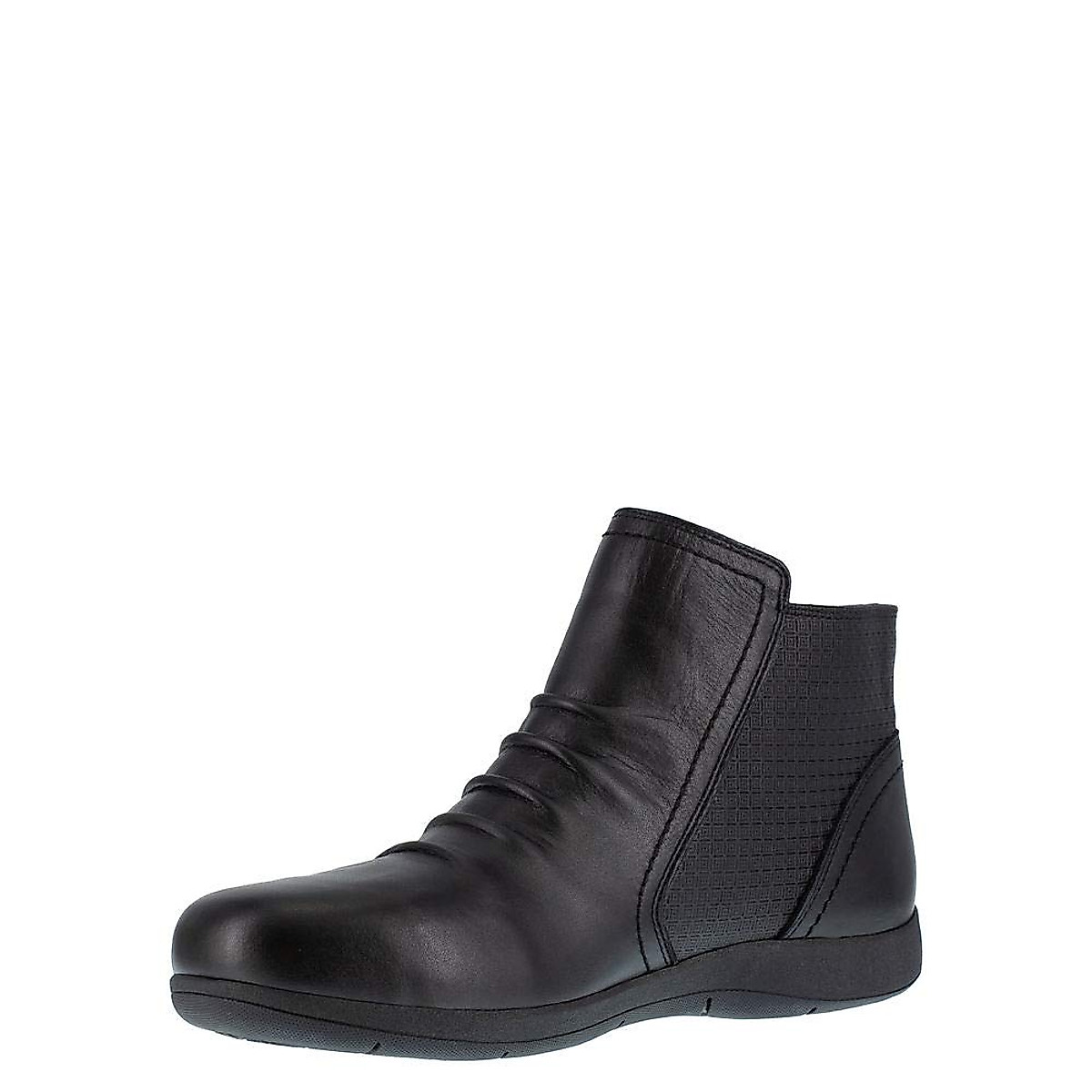 Rockport Works Daisey Women's Steel Toe Side-zip Boot Black - 8.5 Wide