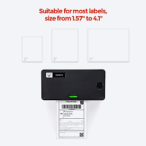 MUNBYN Thermal Printer for Shipping Labels [Upgraded 2.0] Label Printer for Small Business Compatible with Amazon, Etsy, Ebay, Shopify, FedEx, UPS, USPS