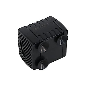 Sunnydaze Pump with LED Light Ring and Transformer - For Tabletop Fountains, Aquariums, or Birdbaths - 1.6-Foot Max Lift