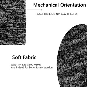 CHOWMI Winter Skull Cap Hat Thermal Stretchable Cycling Cap Polar Fleece Beanies Head Warmer for Men Women (Hemp Black)…