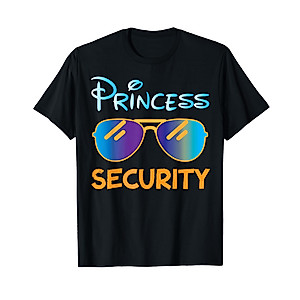 Princess Security Funny Birthday Halloween Party design T-Shirt