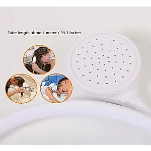 Portable Sink Hose Faucet Sprayer Shampoo Sprayer Sink Spray HoseHandheld Hose Faucet Shower Head Pet Faucet Sprayer Pet Bath Handheld Shower Pet Bathroom Hose Sink Washing