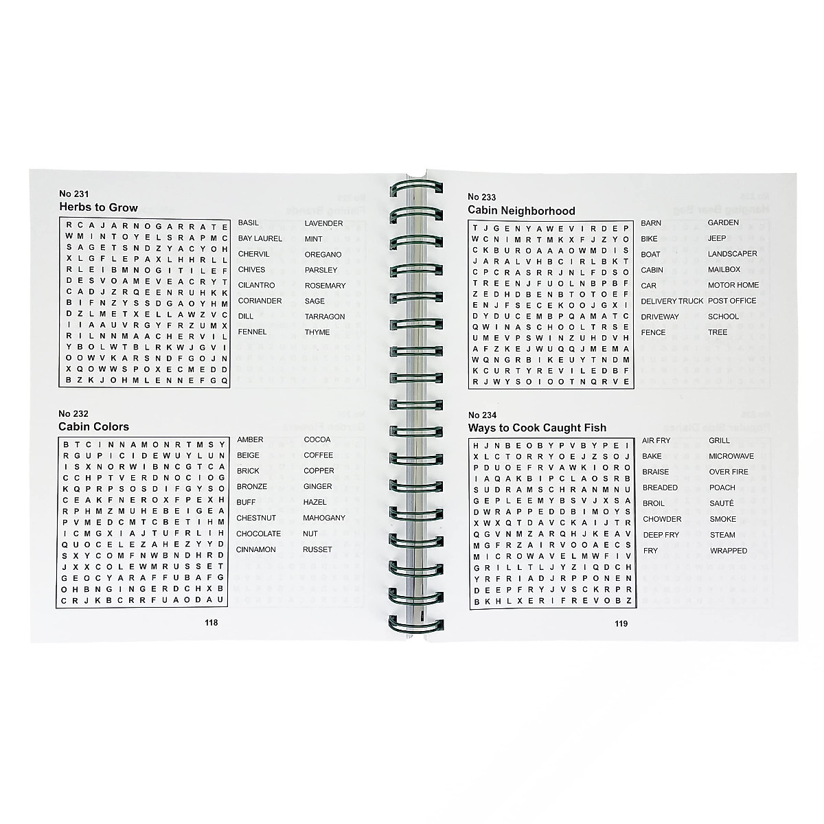 Cabin Fever Word Search Puzzles: Multi-Level Spiral-Bound Puzzle Word Search Book for Adults Including More Than 450 Variety Puzzles (Part of the Brain Busters Puzzle Collection)