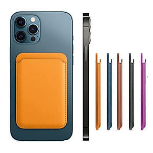 Lacase Magnetic Card Wallet Holder with MagSafe for iPhone 14 Series/iPhone 13 Series/iPhone 12 Series, (Baltic Blue)…